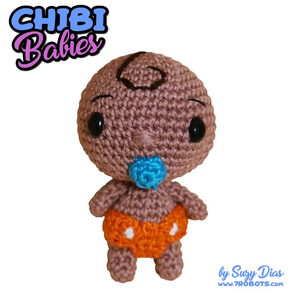 Crochet Chibi Babies by Suzy Dias. Adorable customizable crochet babies!