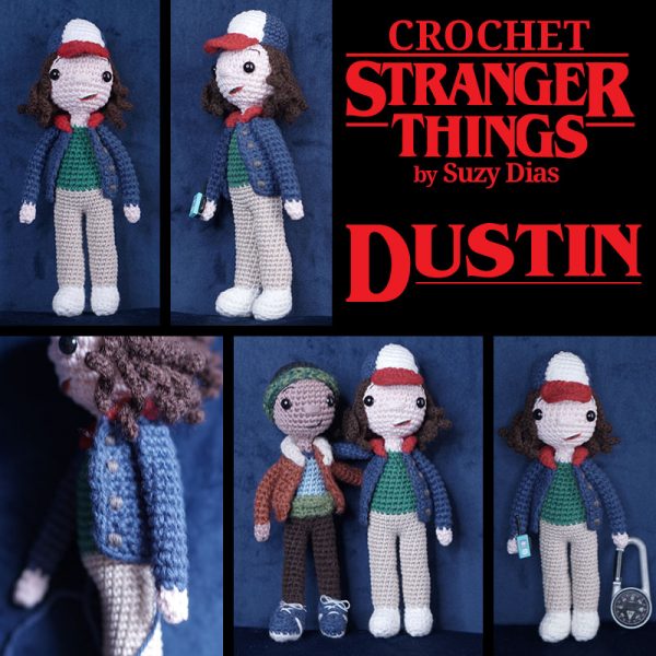 Stranger Things Crochet Dustin Pattern by Suzy Dias