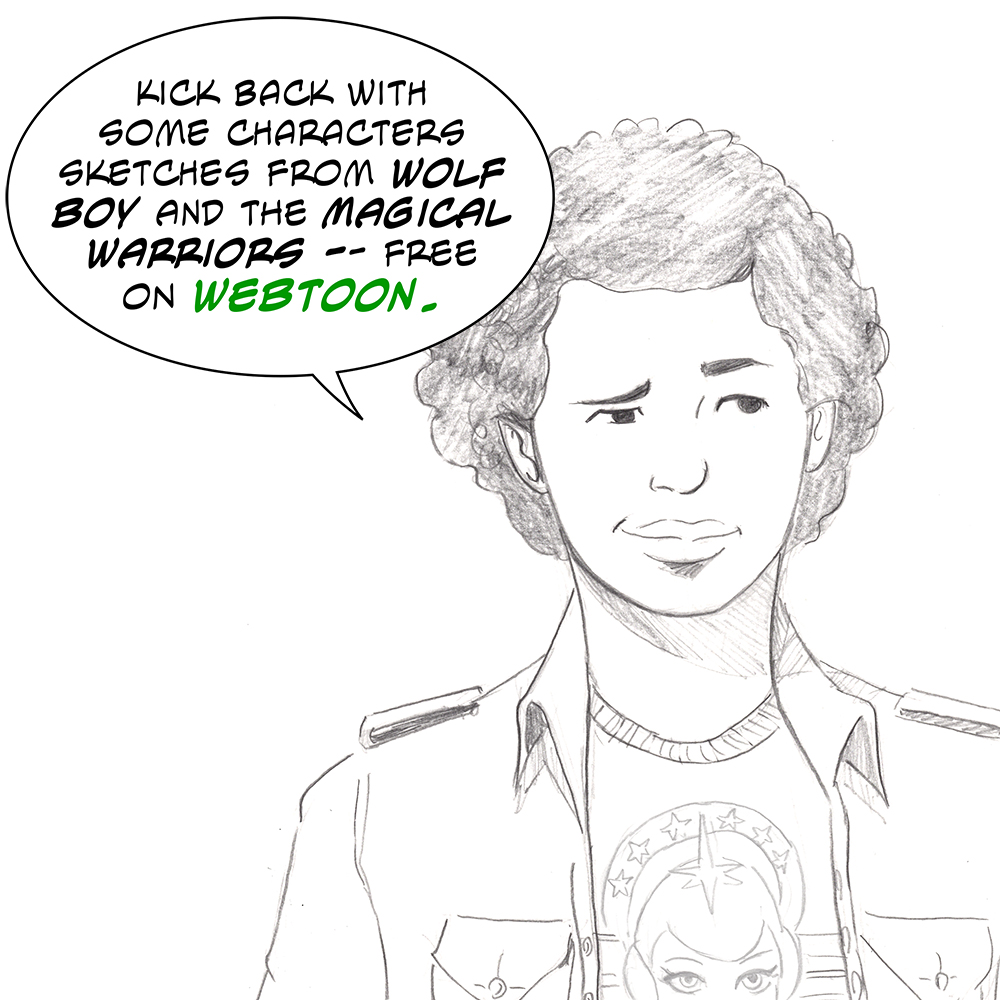 WEBTOON episode 6: Wolf Boy and the Magical Warriors