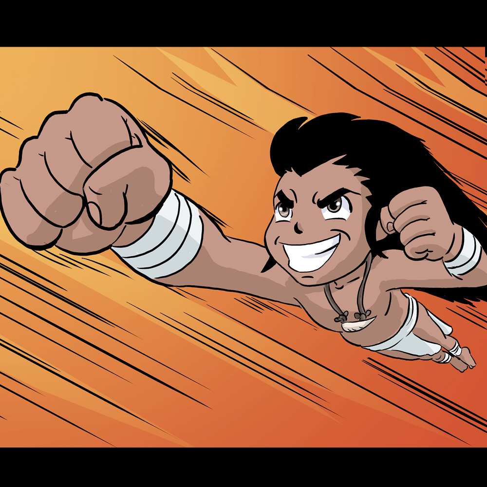 WEBTOON episode 25: Wolf Boy and the Magical Warriors